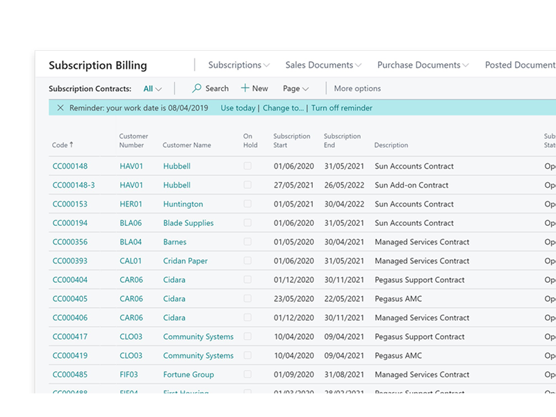 Subscription Billing | Products | Kick ICT